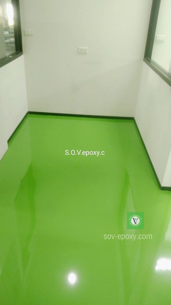 เคลือบพื้น Epoxy โรงงาน/บริษัท - SOV Epoxy Floor ทำพื้นอีพ็อกซี่